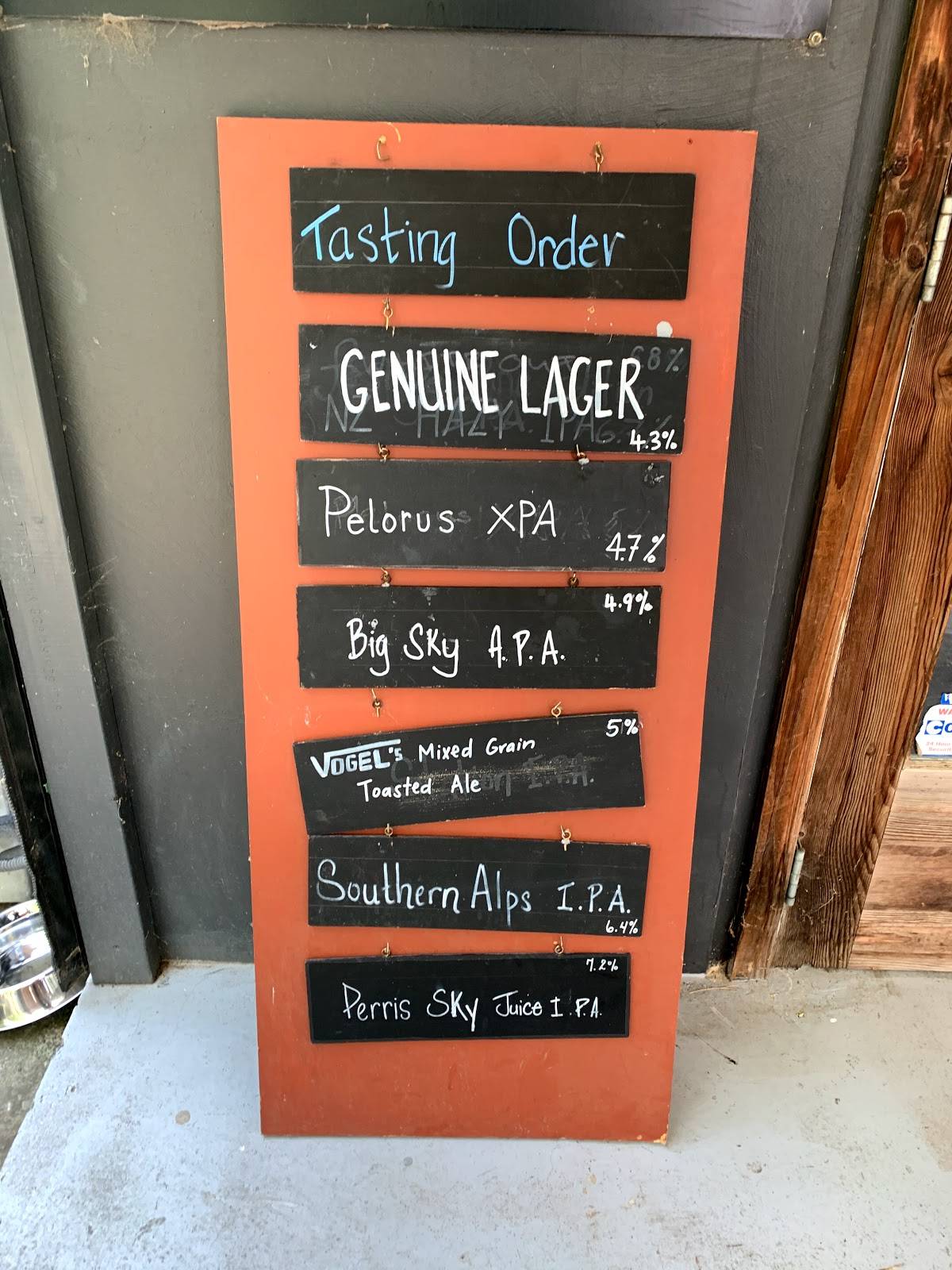 Menu at Moa Tap Room & Food Truck pub & bar, Rapaura