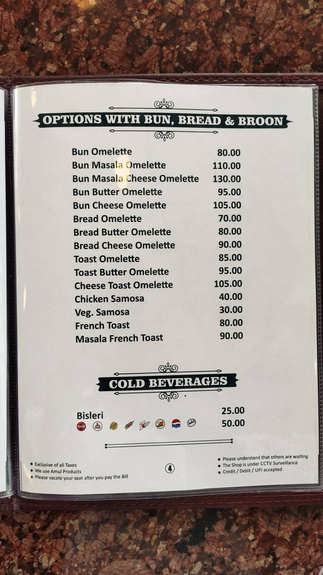 Menu at Blue Nile Restaurant, Pune, 102