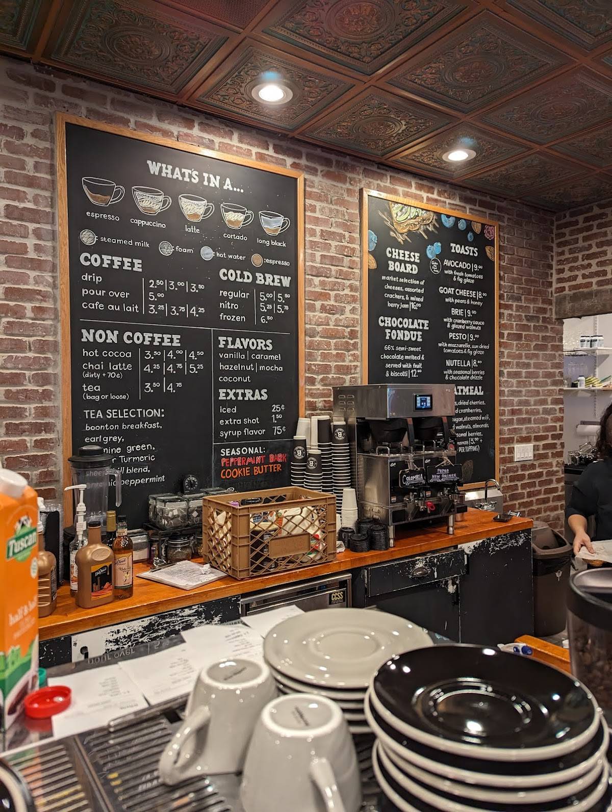 Menu at Boonton Coffee Co cafe, Boonton