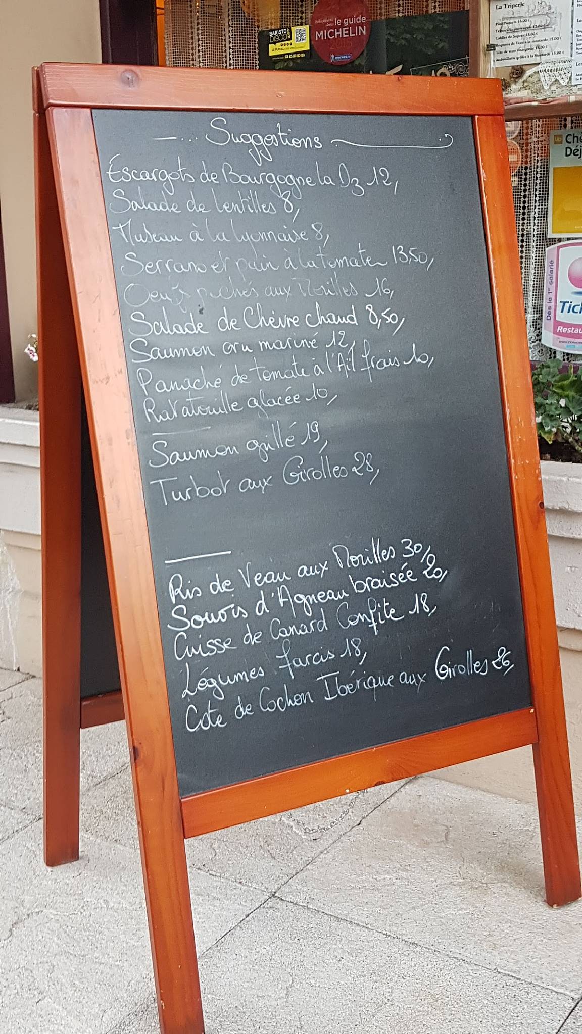 Menu au Bouchon Le Grévy restaurant, Dole, 2 Av. du Général Eisenhower
