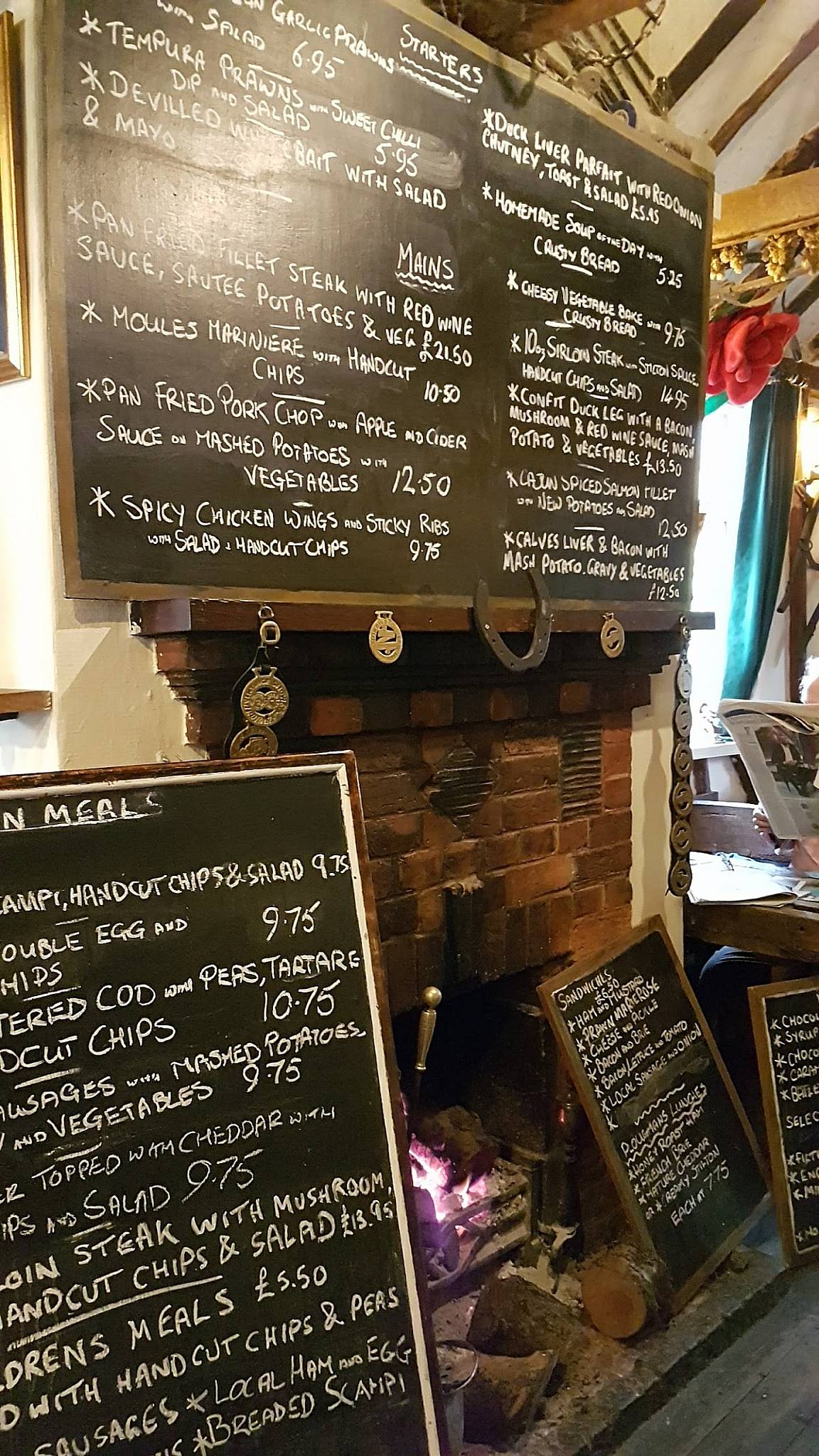 Menu at The Halfway House pub & bar, Horsmonden, Horsmonden Rd