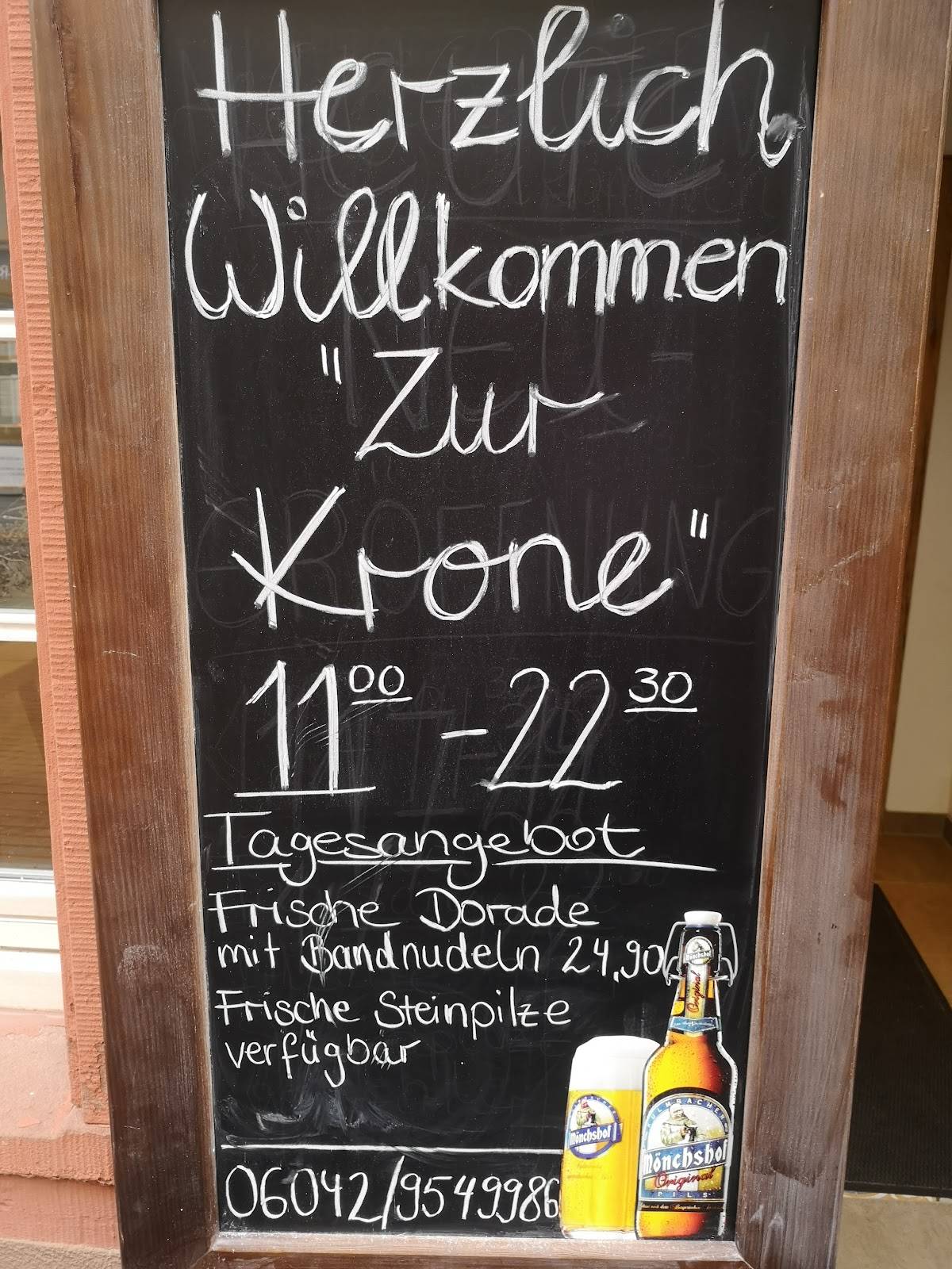 Speisekarte von Gasthaus zur Krone restaurant, Büdingen