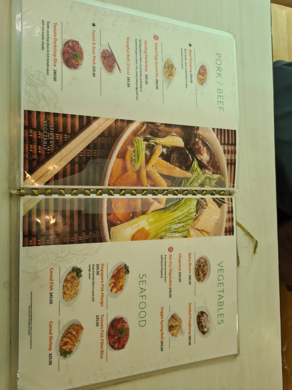 Menu at Bugis Singapore Street Food restaurant, Quezon City, 78 Nicanor ...