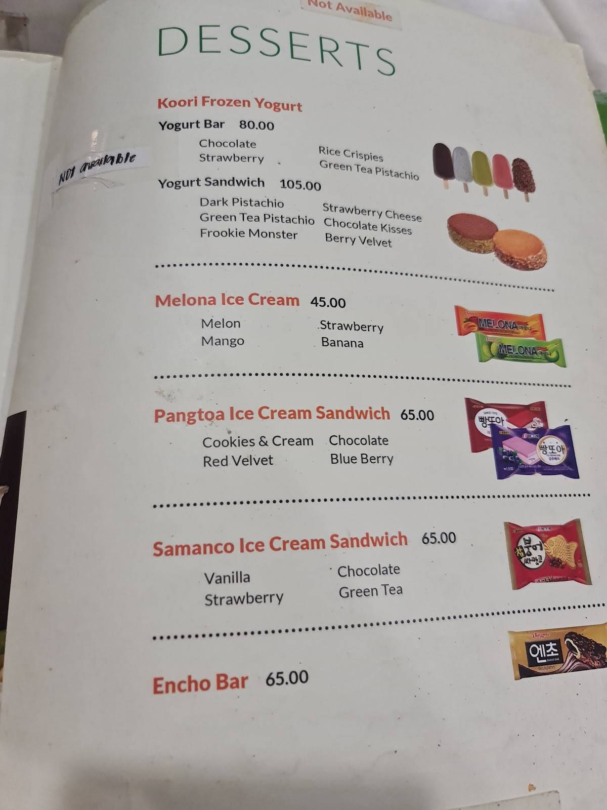 Menu at Bugis Singapore Street Food restaurant, Quezon City, 78 Nicanor ...