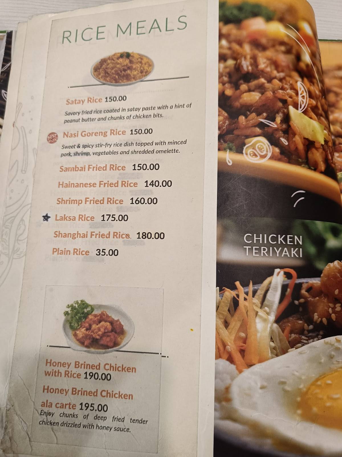 Menu at Bugis Singapore Street Food restaurant, Quezon City, 78 Nicanor ...