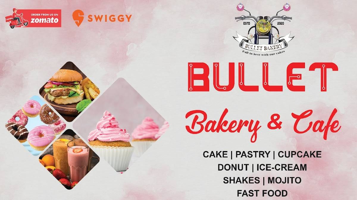 Menu at Bullet Bakery & Cafe, New Delhi