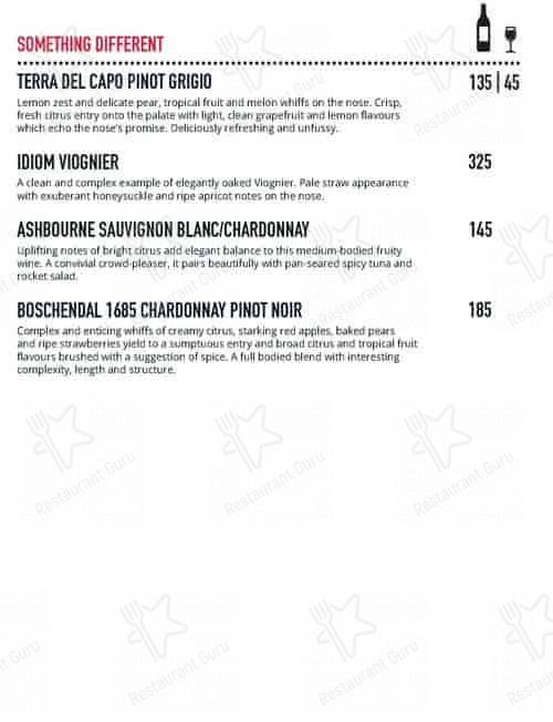 Menu at Butcher Block Florida Road BBQ, Durban, 140 Florida Rd