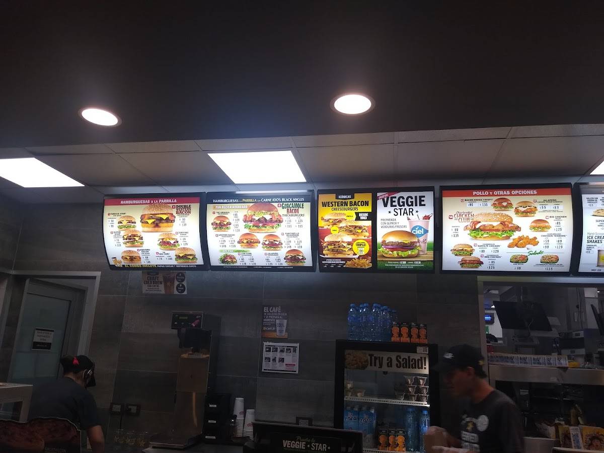 Carta del restaurante Carl's Jr, Ciudad Victoria