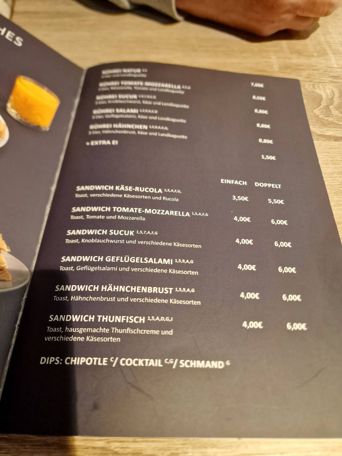 Speisekarte von Café Panda Hünfeld restaurant, Hünfeld