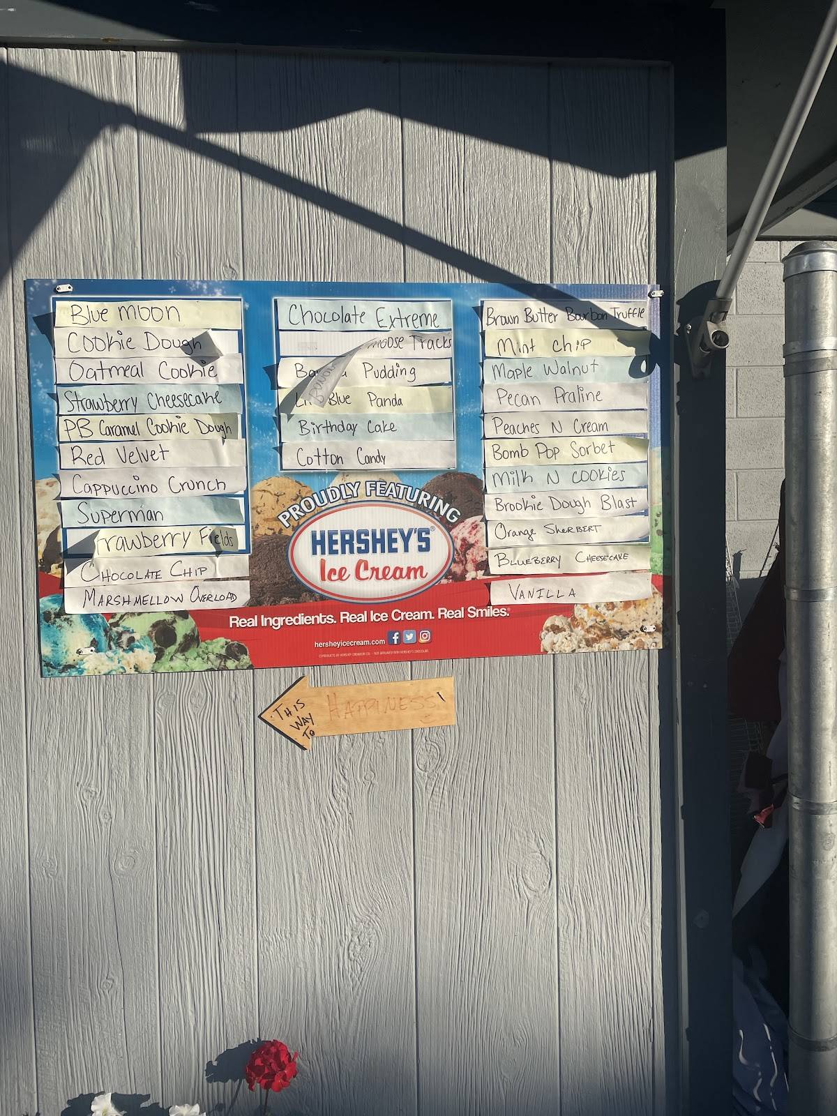 Menu at Bobber's Cafe at Shadyside Bait & Tackle, Anderson