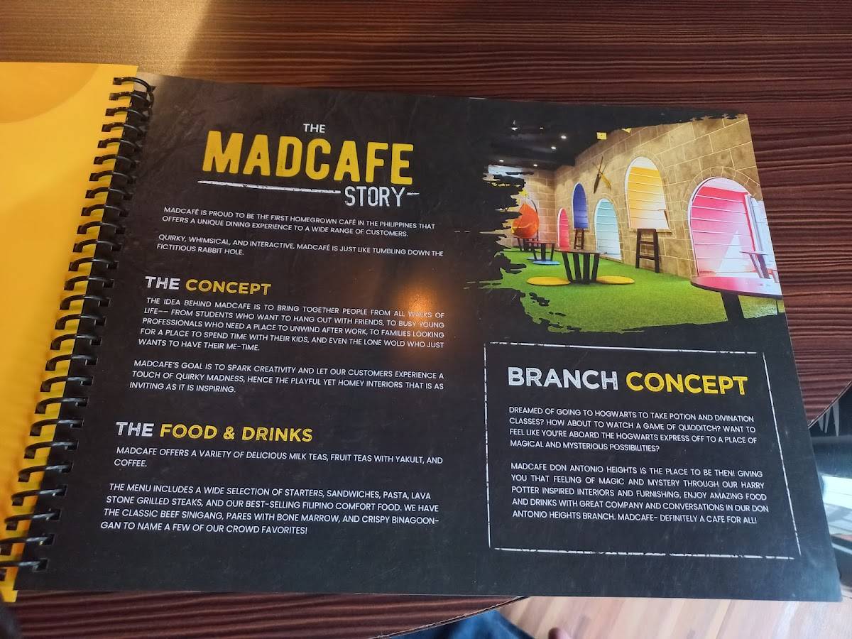 Carta de Madcafe PH Don Antonio, Ciudad Quezon