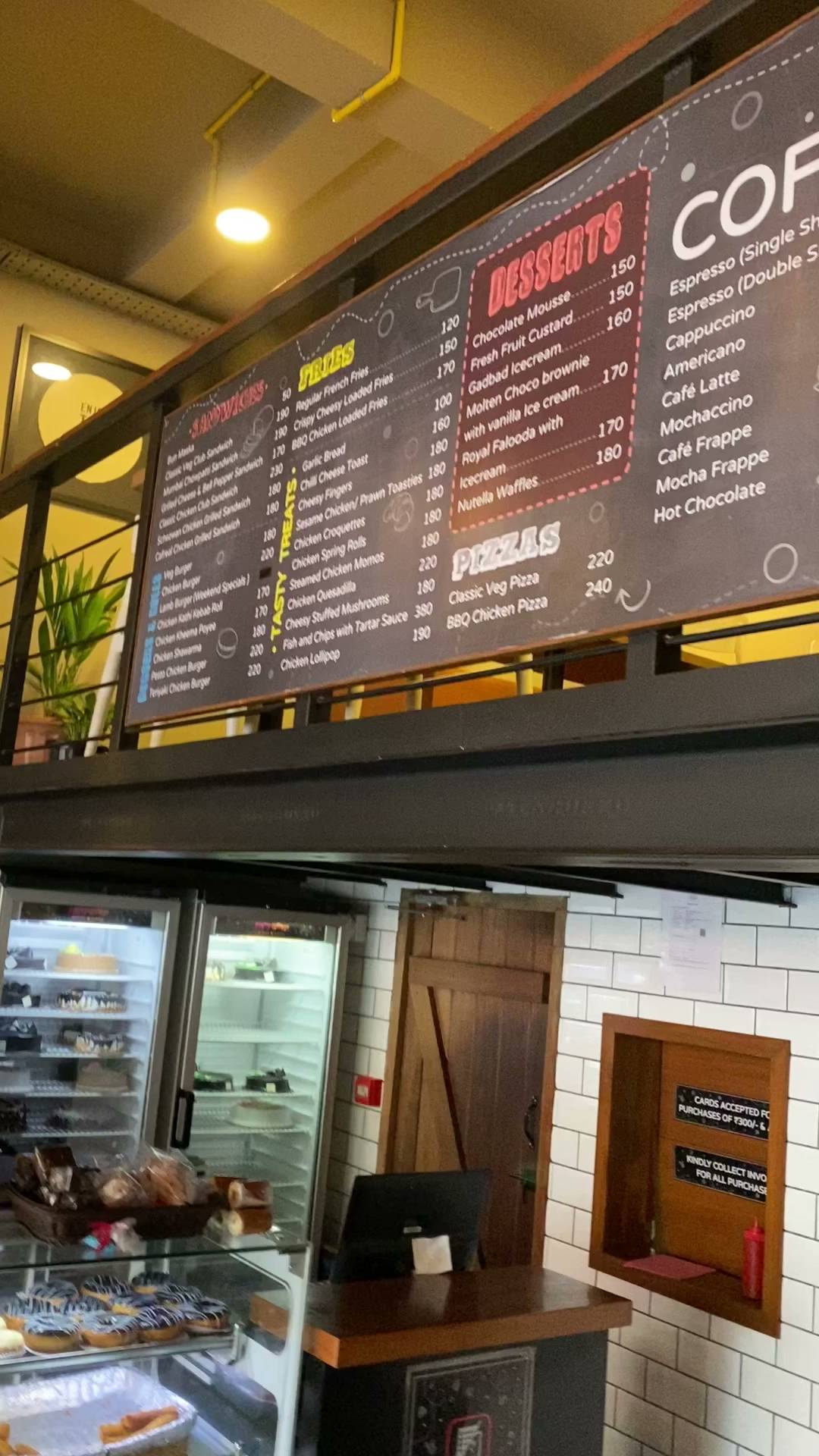 Menu at Pastry Cottage, Taleigao, Ground floor