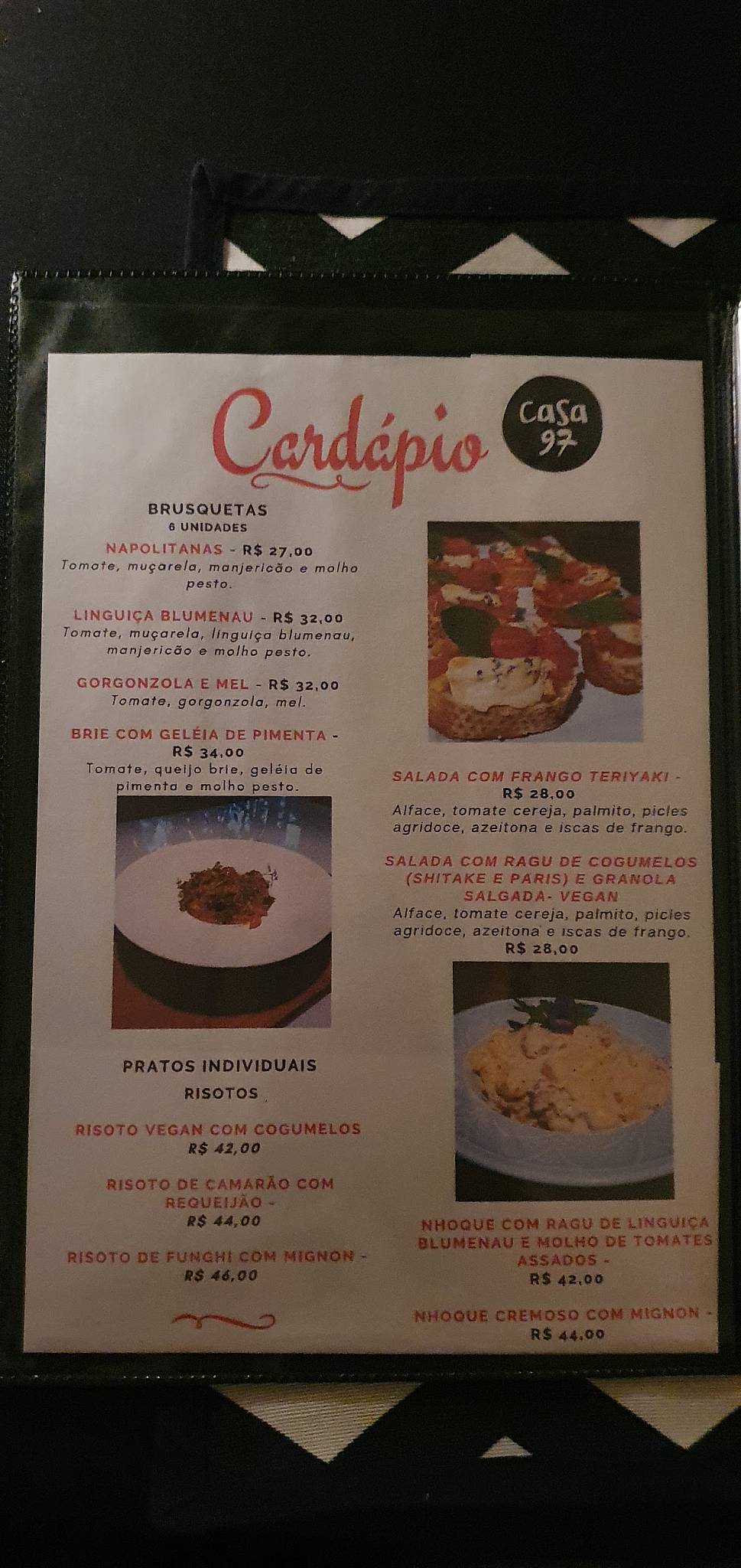 Menu em Casa 97 - Bar e Restaurante, Joinville