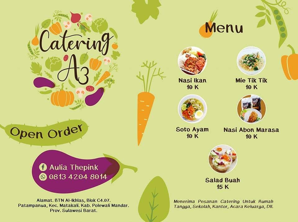 Carta del restaurante Catering A3, Pekkabata