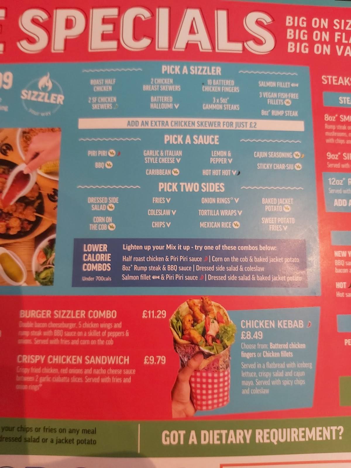 Menu at Wellow pub & bar, Cleethorpes