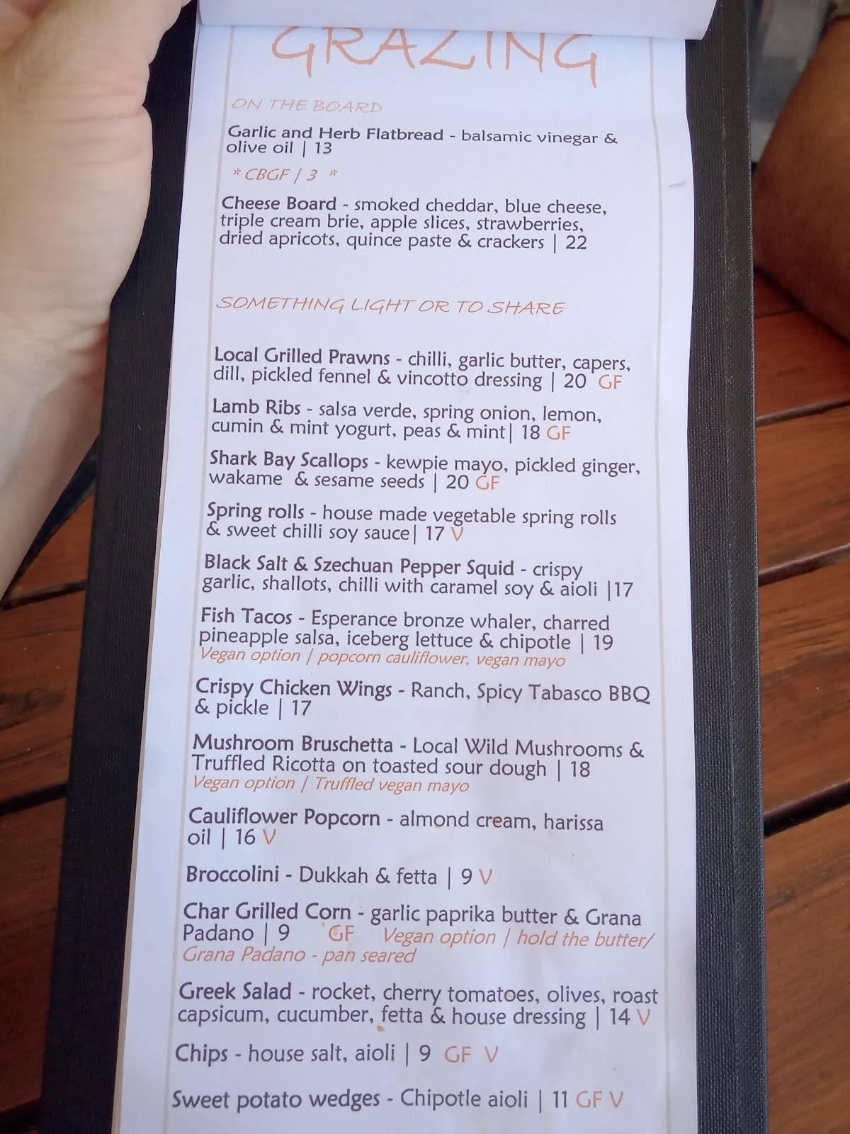 Menu at Cobblers Tavern pub & bar, Wannanup