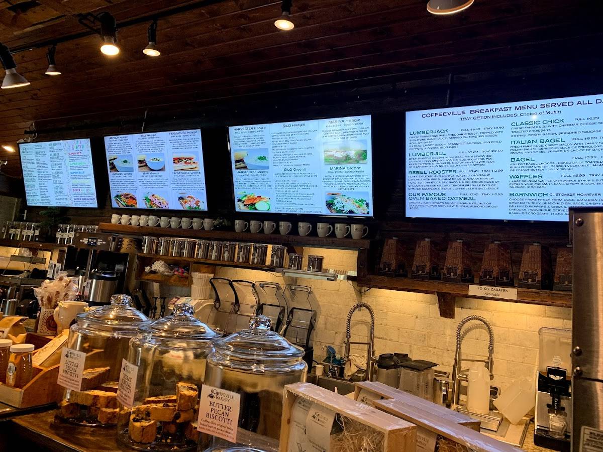 Menu at Coffeeville Company cafe, Jackson