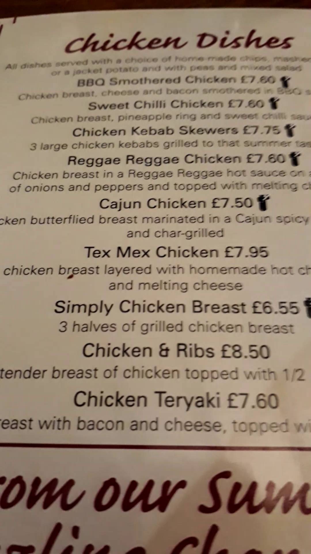 Menu at Colliers Arms pub & bar, Swansea