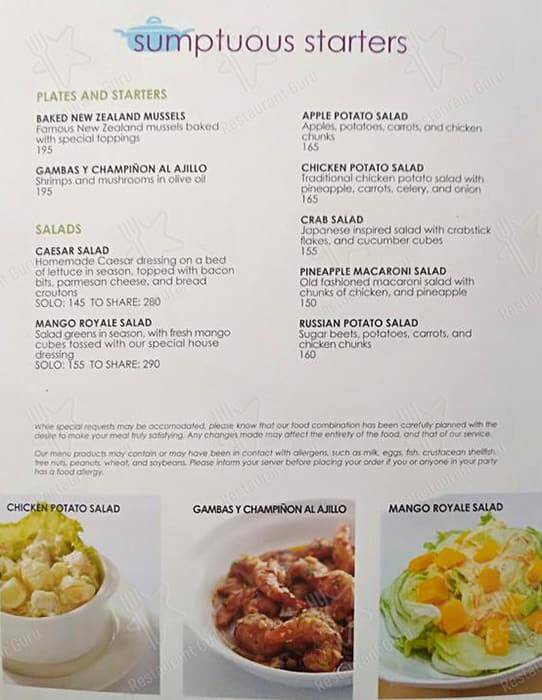 Menu at Conti's Bakeshop & Restaurant Robinsons Magnolia, Quezon City ...