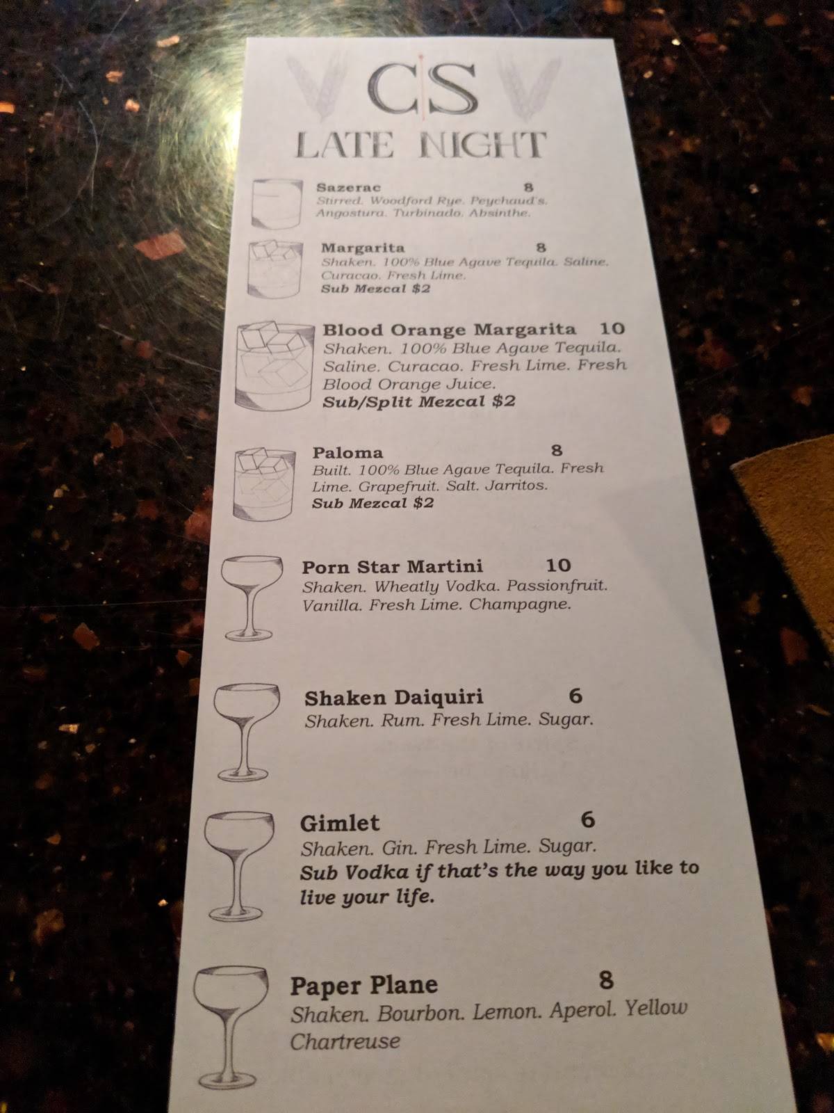 Menu at Copper Spoon pub & bar, Fort Wayne, 301 W Jefferson Blvd #100