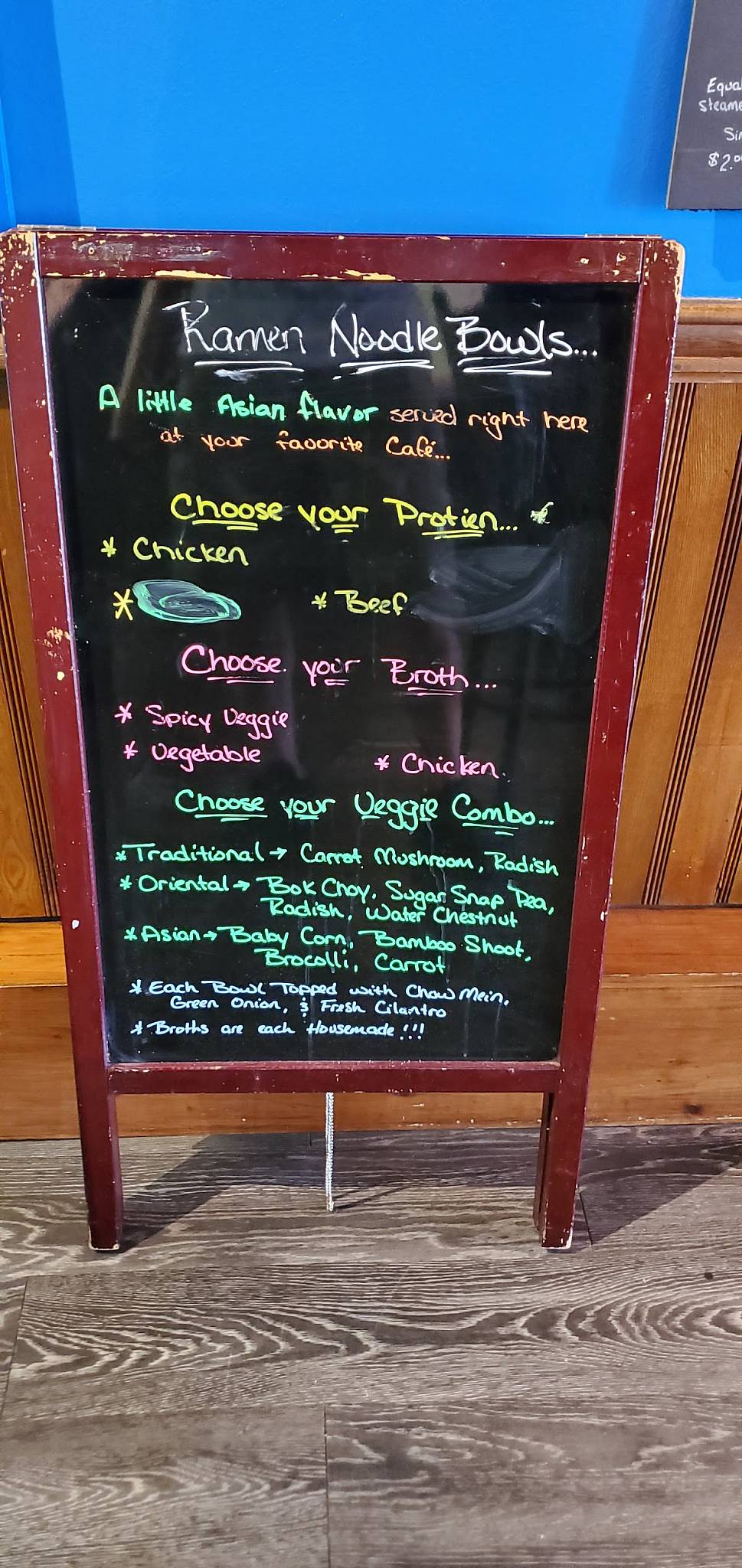 Menu at Crumbs Cafe & Coffee Bar, Calais, 405 Main St