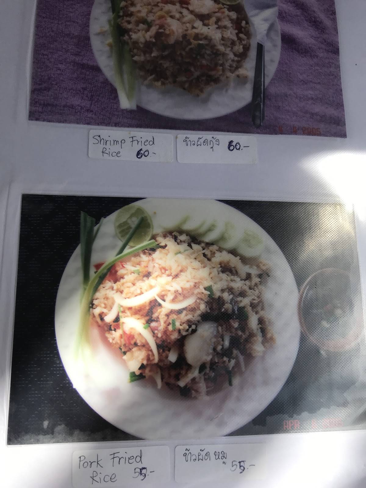 Carta de Dara Vietnamese Restaurant, Chiang Mai