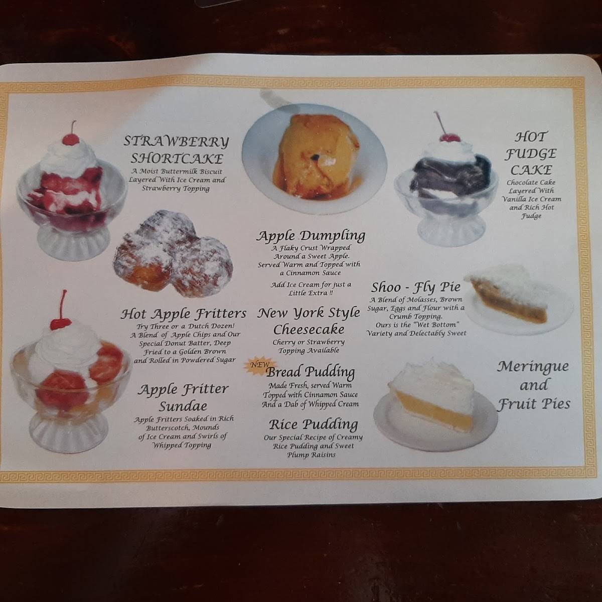 Menu at Dutch Pantry Family Restaurant, DuBois