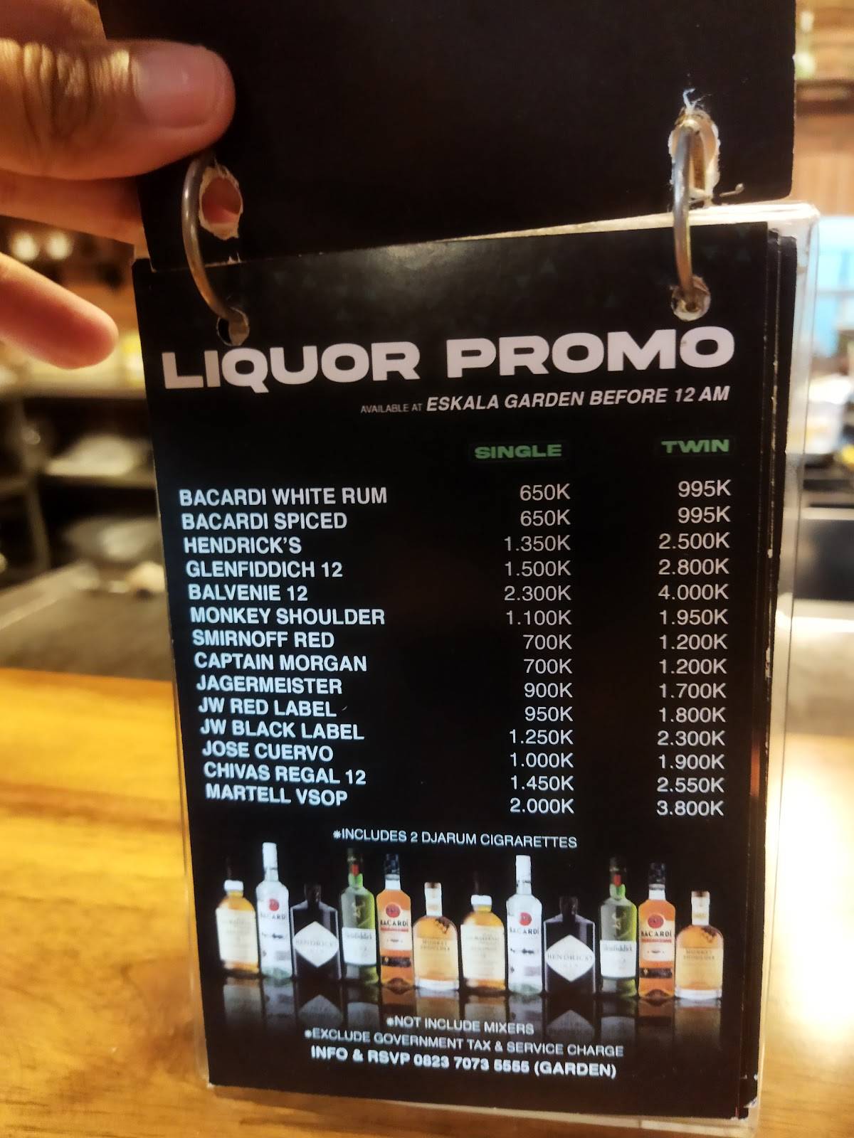 Menu at ESKALA Eatery Bar & Coffee, Minomartani