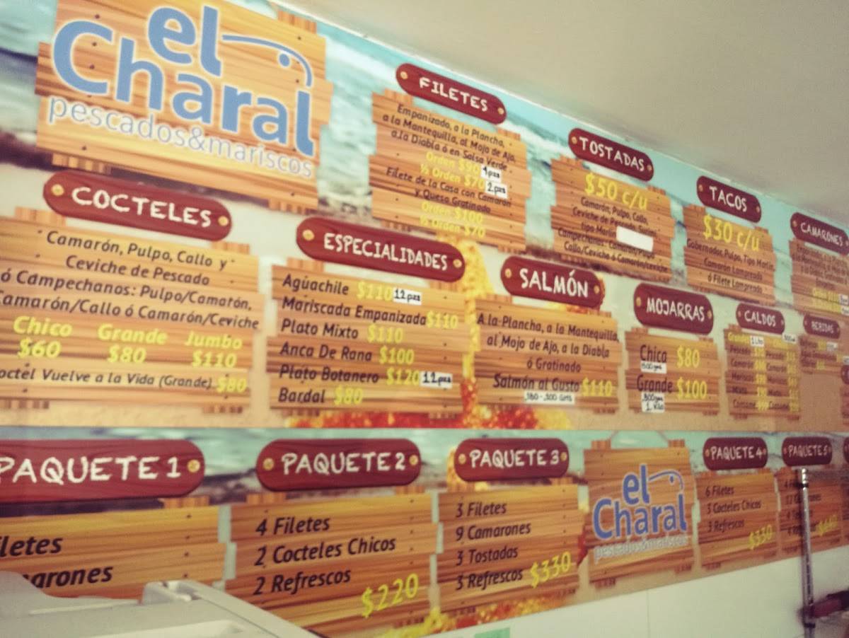 Carta del restaurante El Charal, Pescados & Mariscos, Monterrey, Av ...