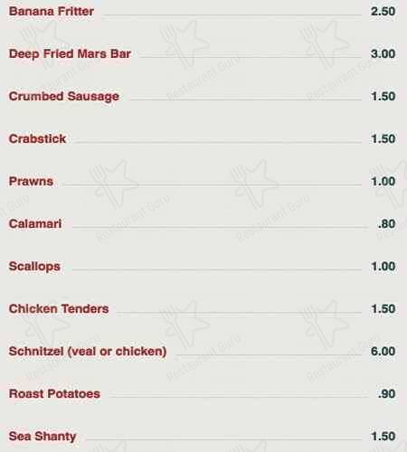 Menu at Green Corner Kitchen fast food, Gawler