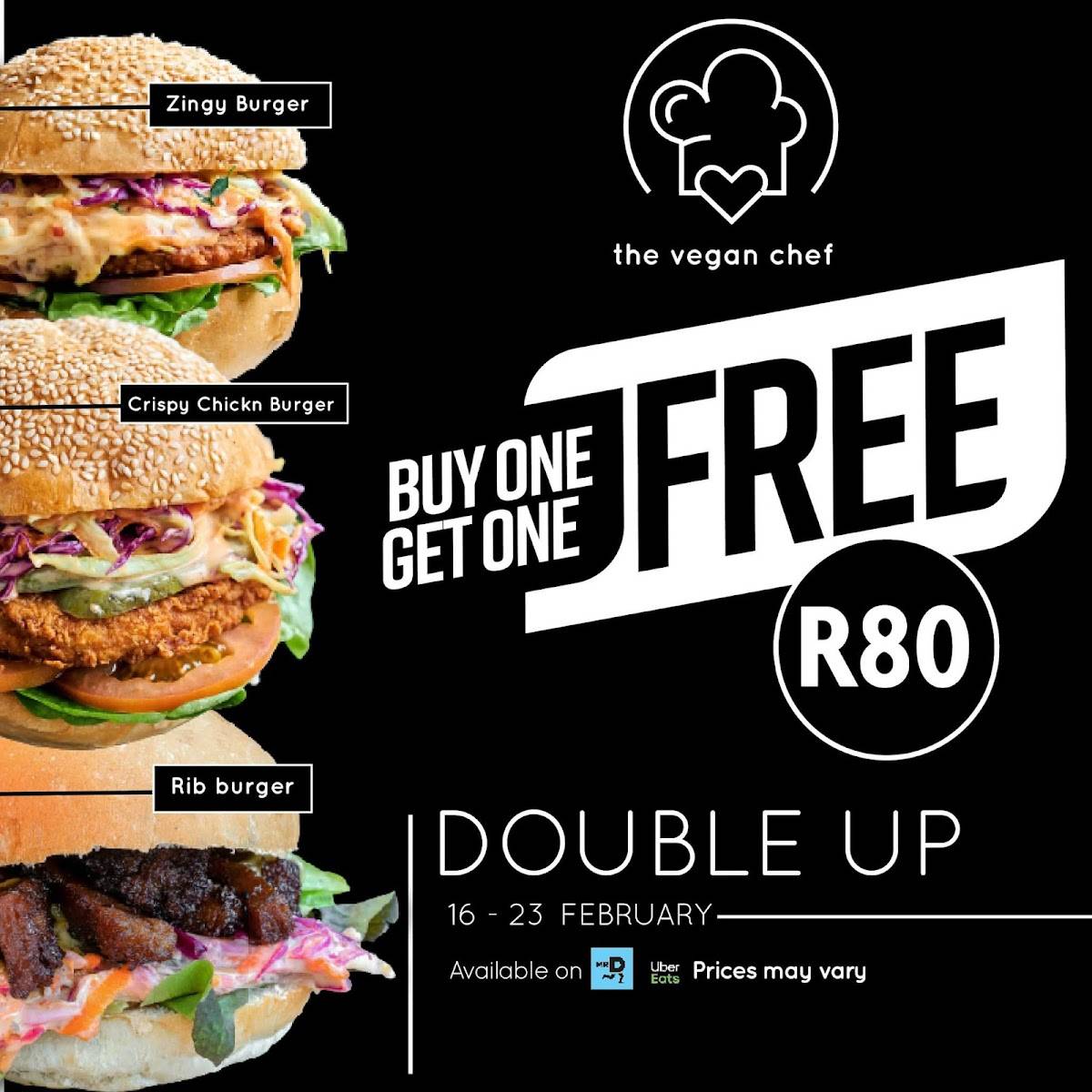 Menu at THE VEGAN CHEF UMHLANGA fast food, Umhlanga, 6