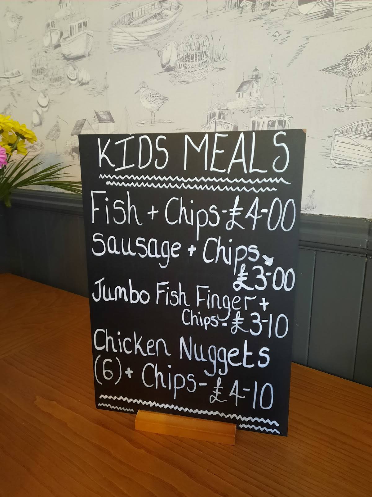 Menu at The Haddock Paddock fast food, Sedbergh, 67-69 Main St