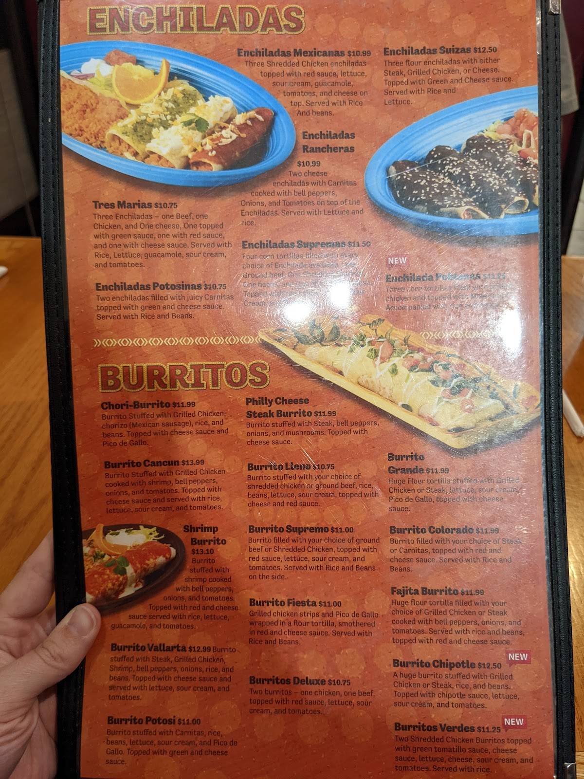 Menu at Fiesta Brava restaurant, Fergus Falls