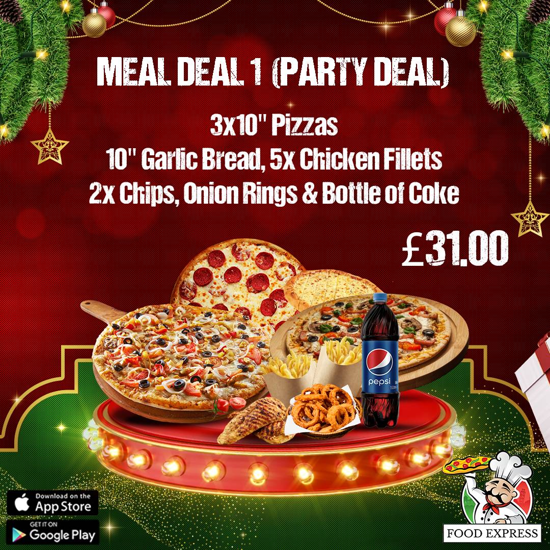 Menu at Food Express fast food, Goole