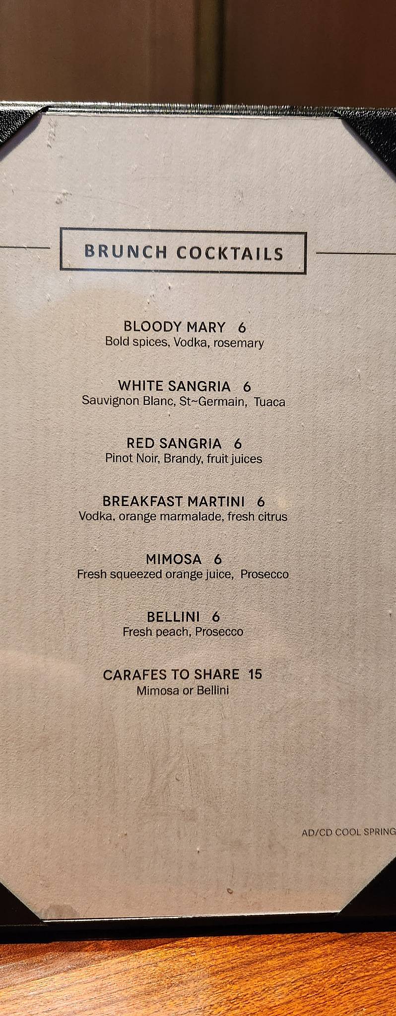 Menu at Stoney River Steakhouse and Grill, Franklin, Galleria Blvd
