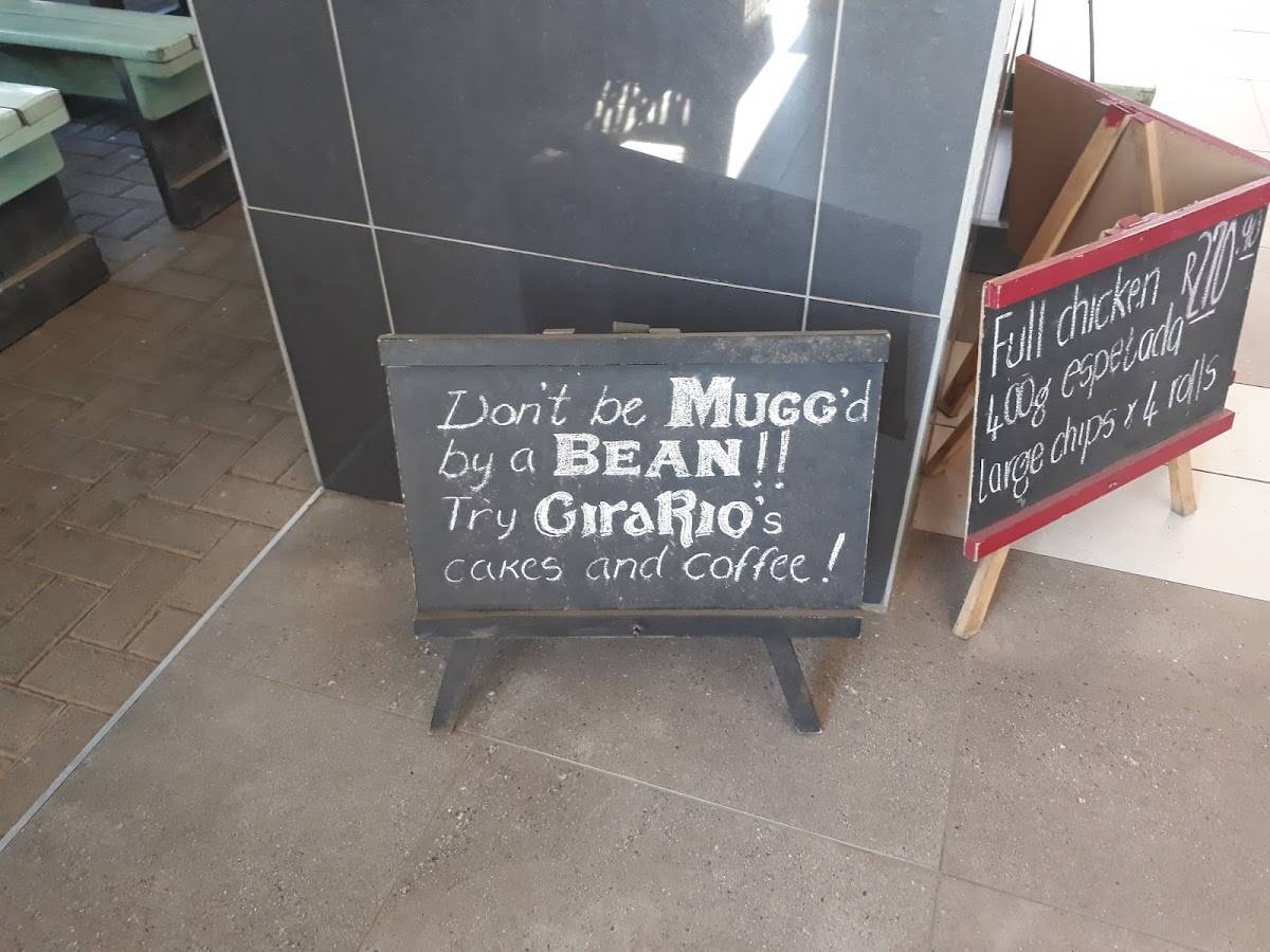 Menu at GiraRio Good Food Good Mood restaurant, Vanderbijlpark, Shop 19A