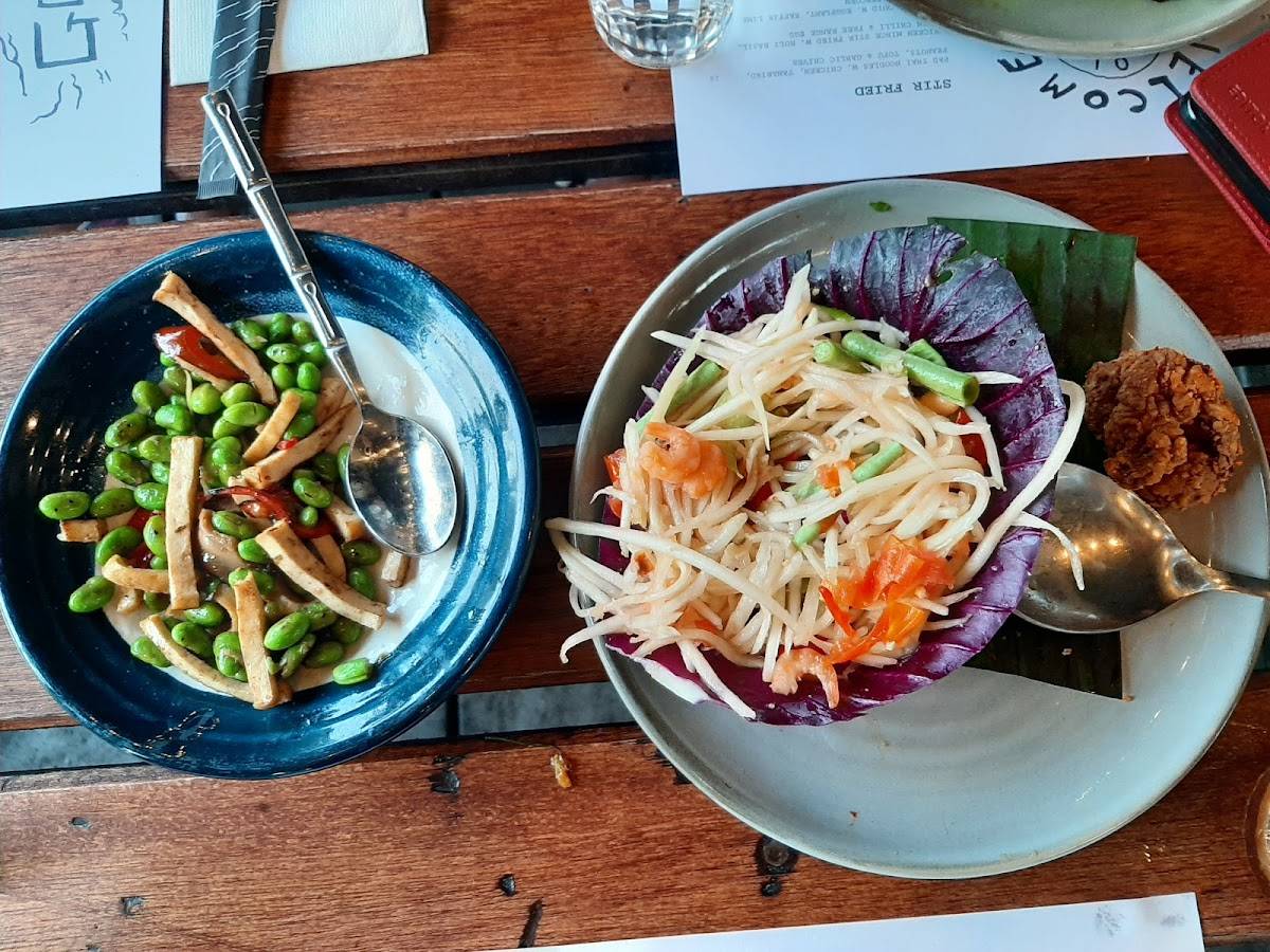 Menu at Golden Boy restaurant, Adelaide