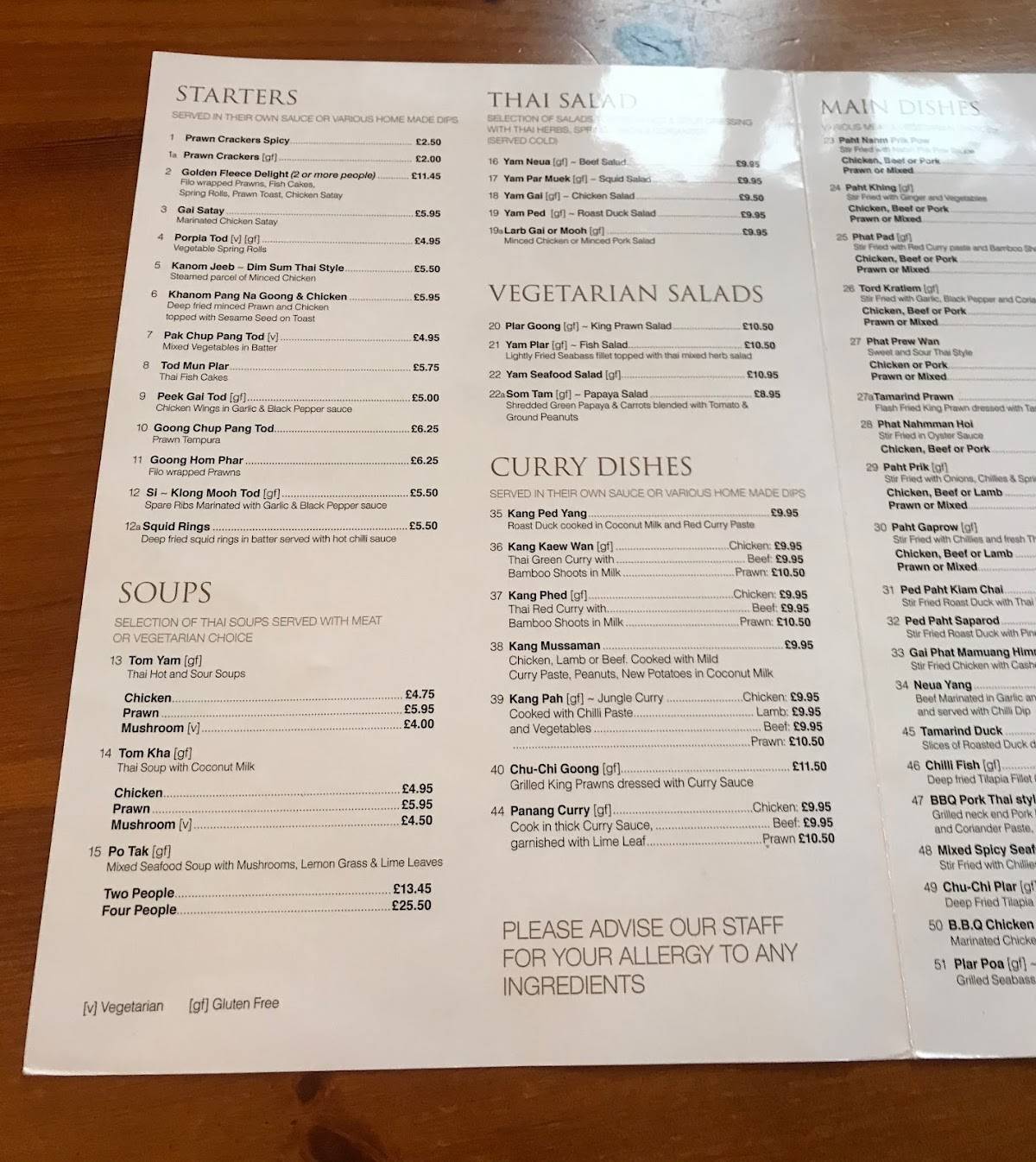 Menu at Golden Fleece pub & bar, Elstead
