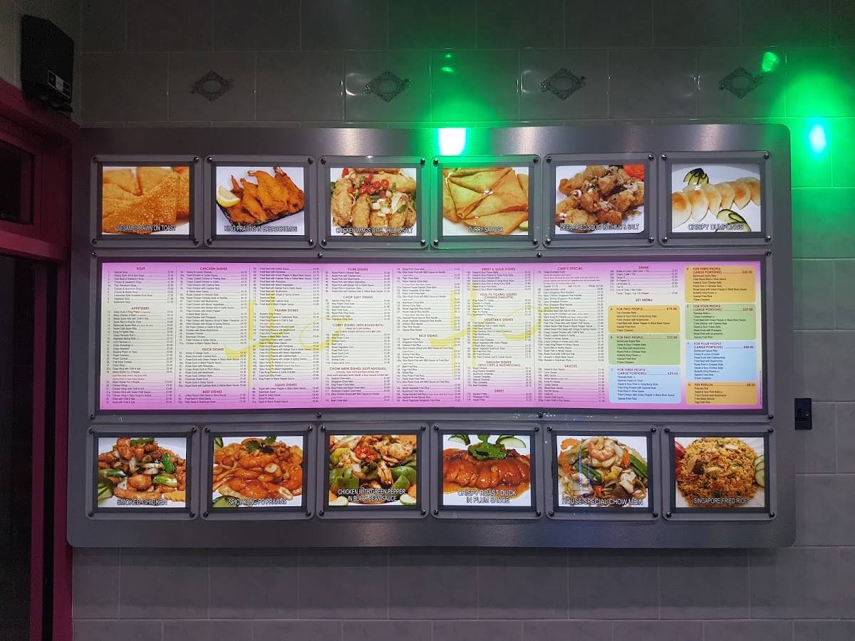 Menu at Ho Ho Chinese Basildon fast food, Basildon