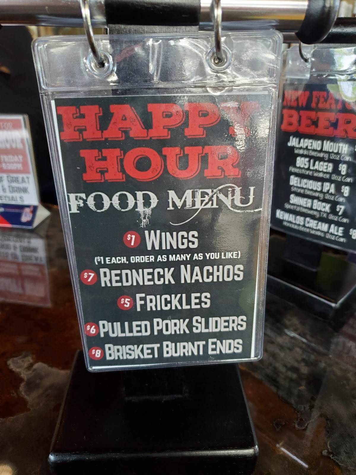 Menu at TEX 808 BBQ + Brews Hawaii Kai, Honolulu, 377 Keahole St Ste C1-A