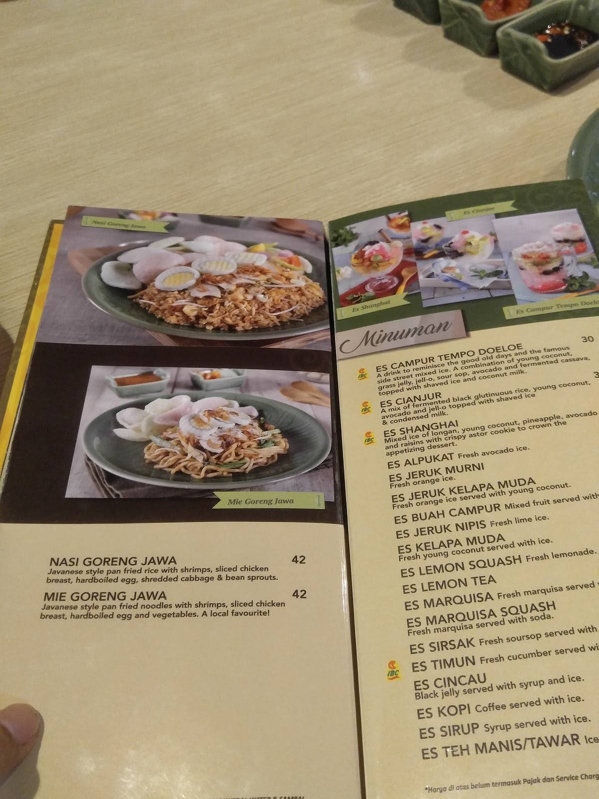 Menu at Ikan Bakar Cianjur - Batam restaurant, Batam, Jl. Centre Point