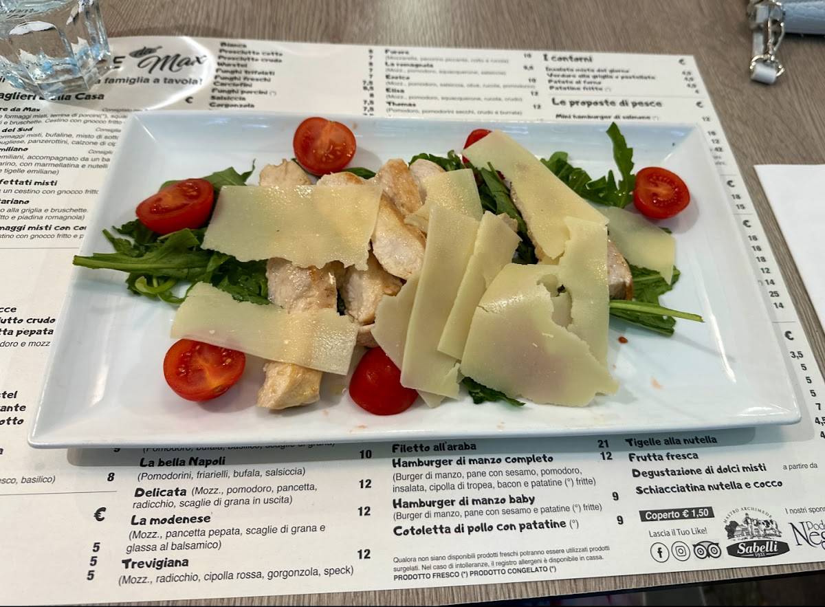 Menu da Il Tagliere da Max ristorante, Cervia