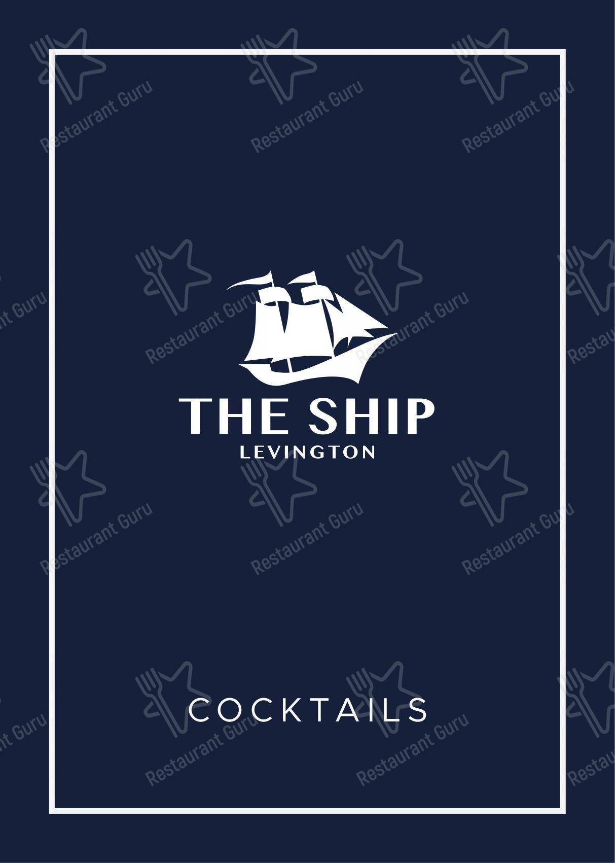 Menu at Ship Inn Levington pub & bar, Ipswich