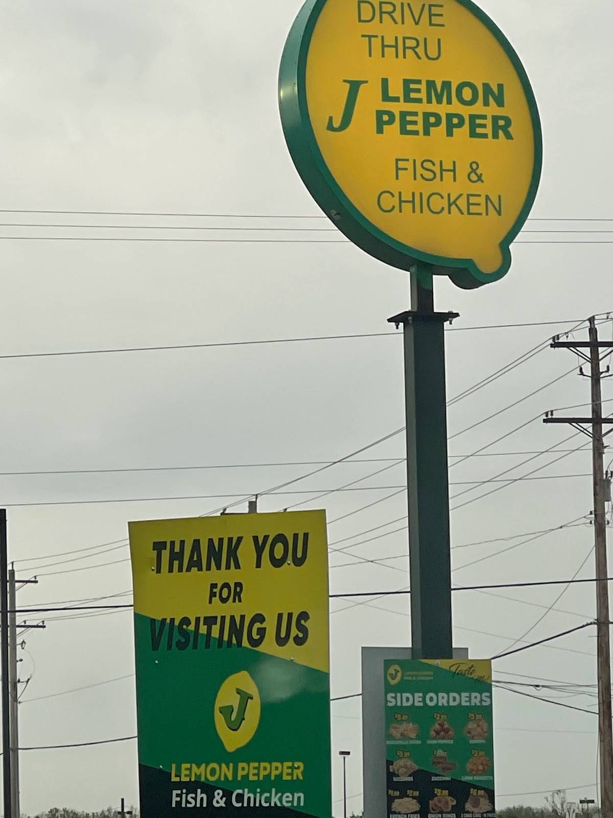 Menu at J Lemon Pepper fish & Chicken fast food, Columbus
