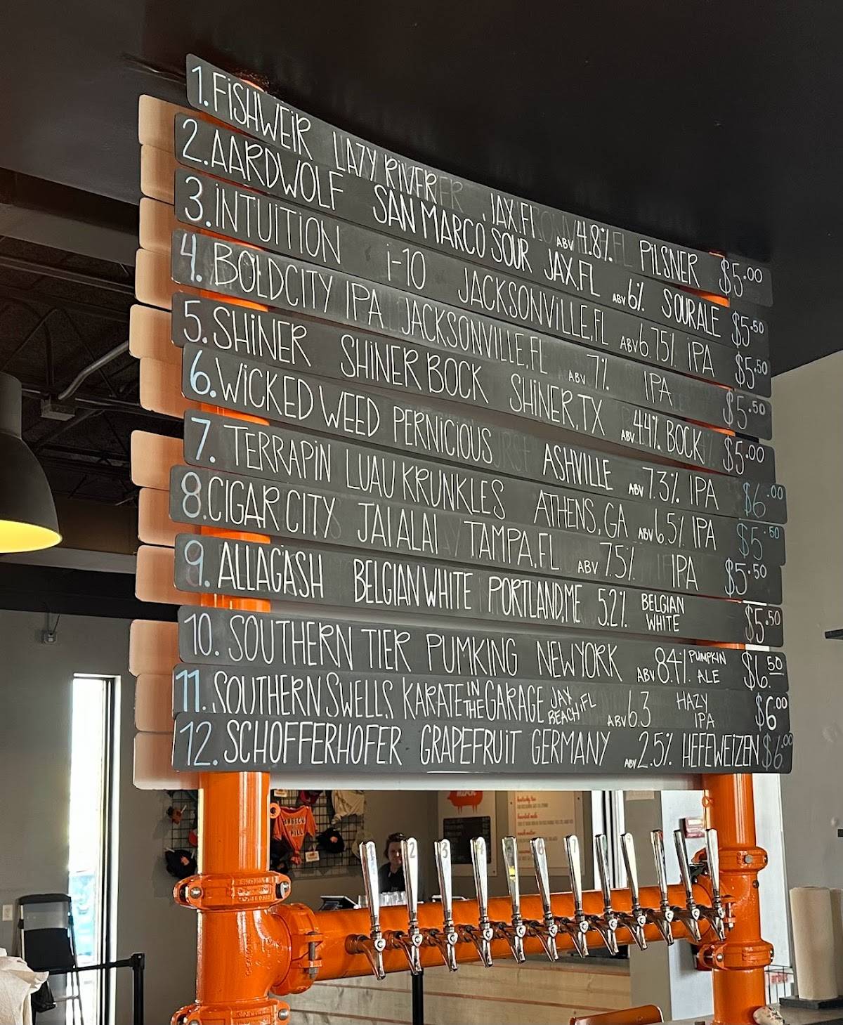 Menu at The Bearded Pig - Jax Beach BBQ, Jacksonville Beach, 3rd St S