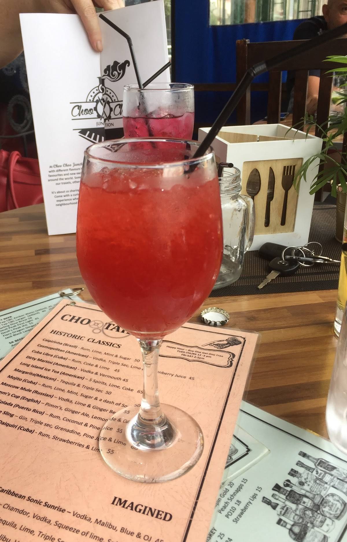 Menu at Choo Choo Junction restaurant, Randburg