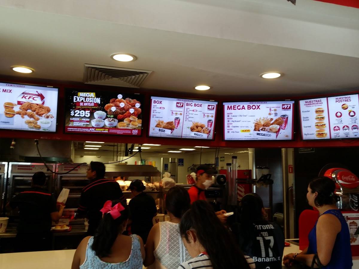 Carta del restaurante KFC, Torreón, Blvrd Independencia 3449