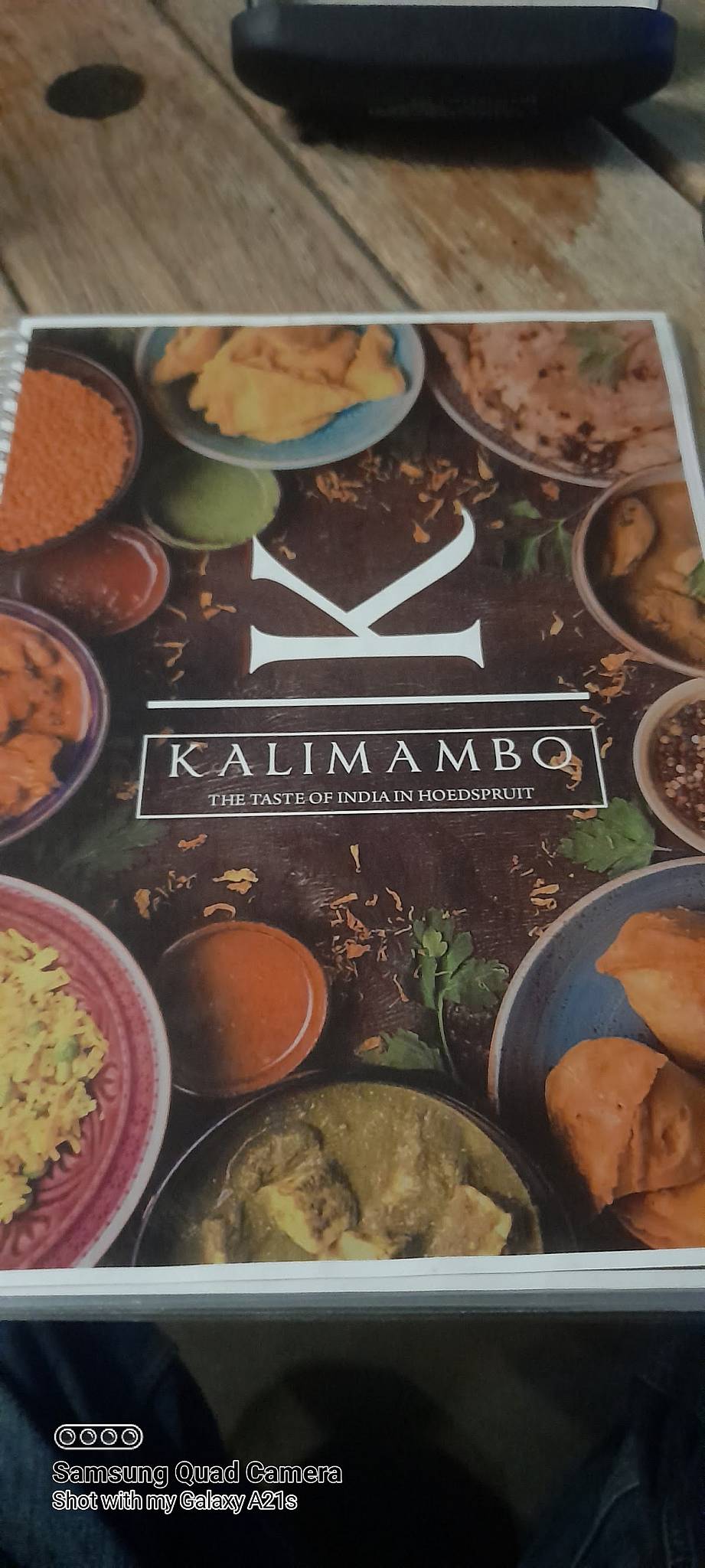 Menu at Kalimambo Pub, Indian Restaurant, and Grill, Hoedspruit