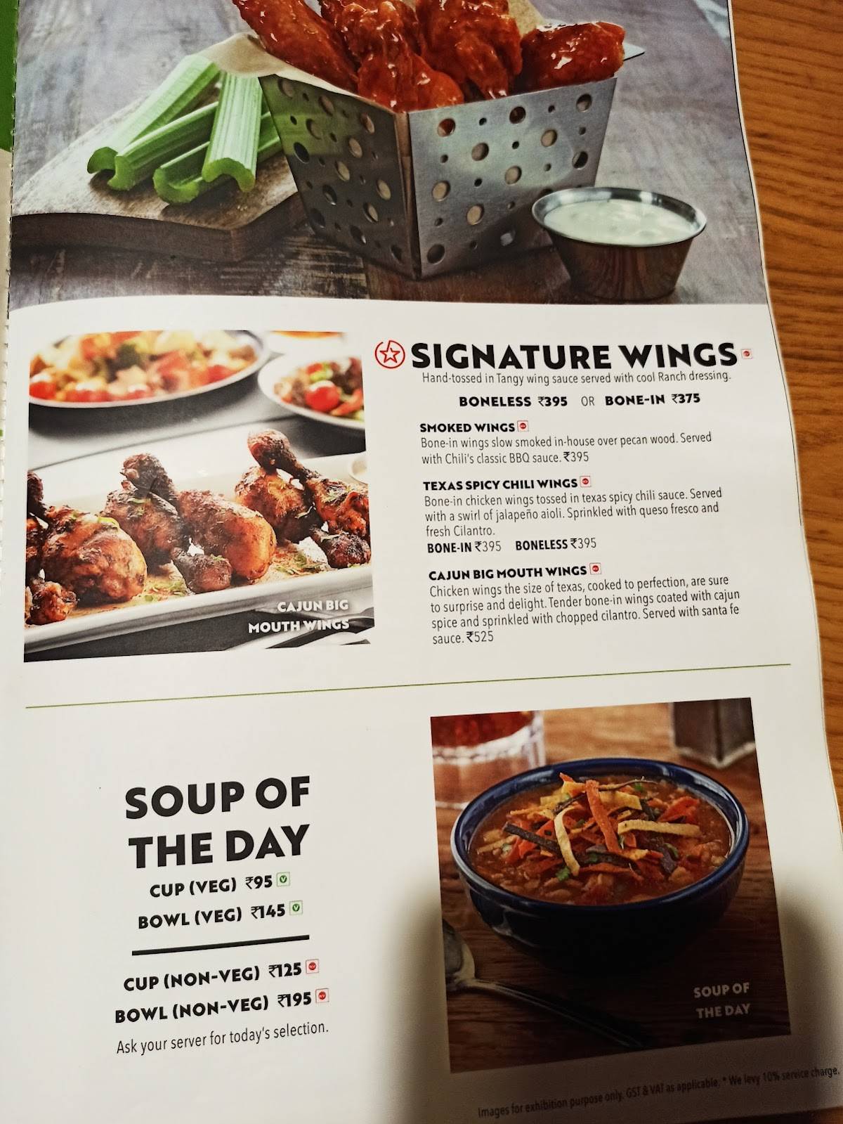 Menu at Chili's Grill & Bar, Kolkata, 2nd Floor