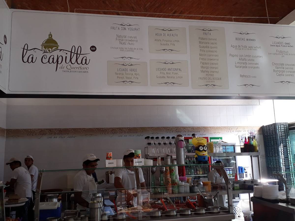 Carta del restaurante La Capilla, Santiago del Querétaro, Camino Real ...